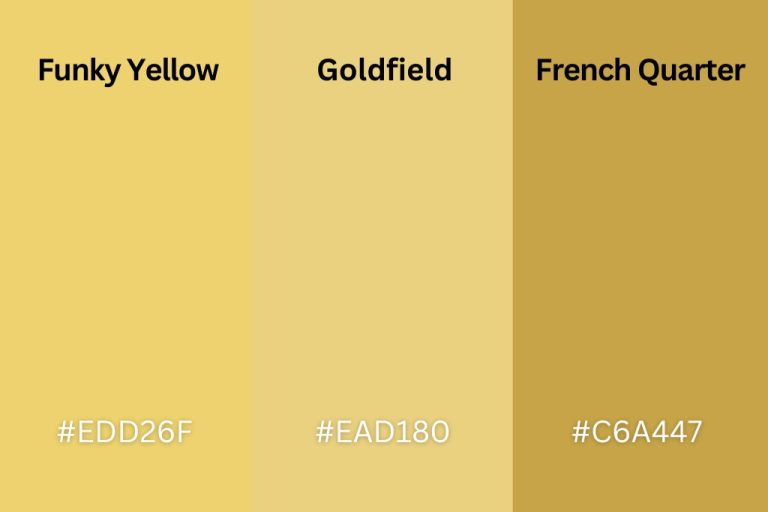 100 Shades of Yellow with Names, Hex, RGB, & CMYK