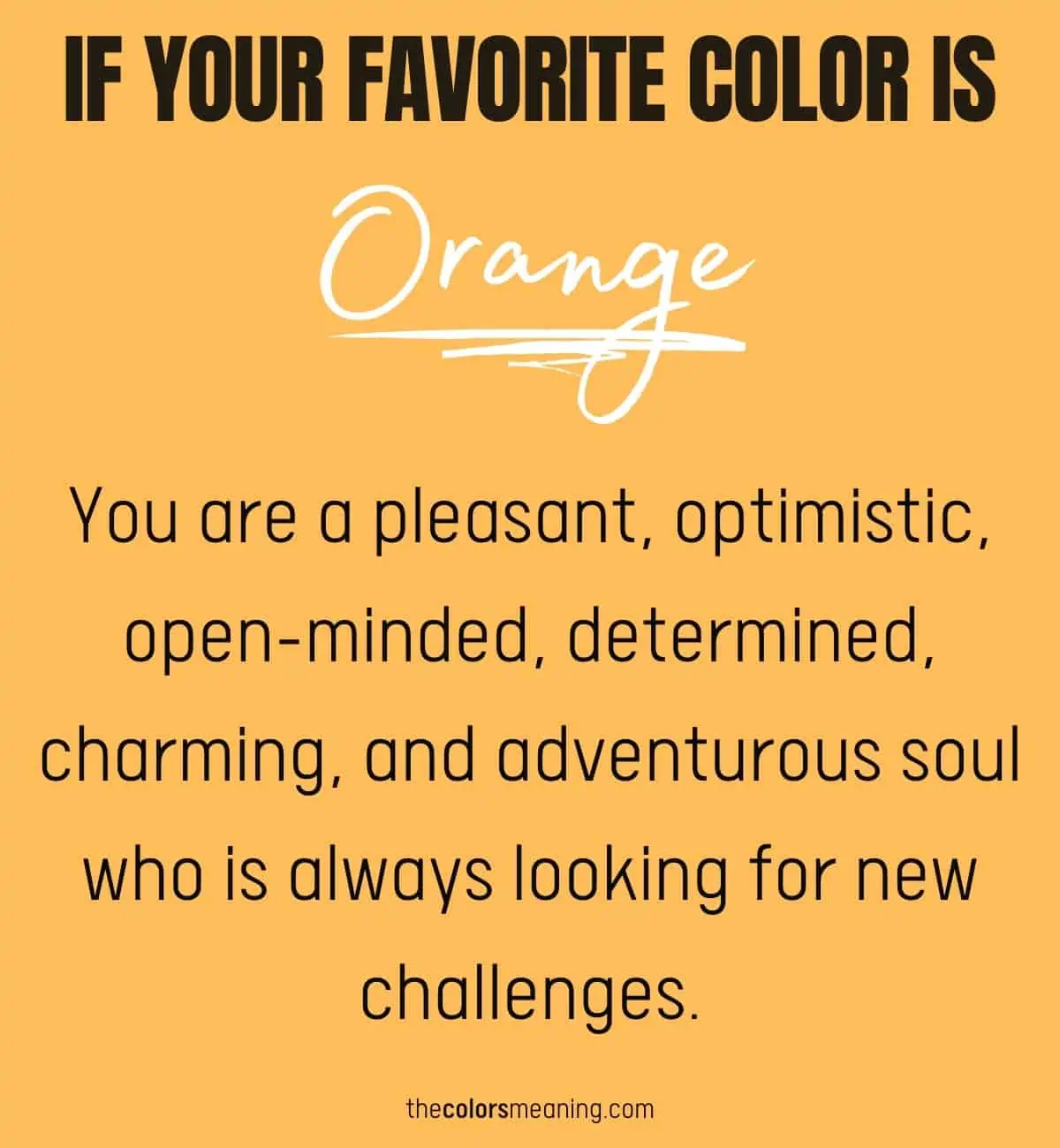Favorite Color Orange: What Does It Say About Your Character
