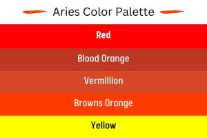 Aries Color Palette and Meanings (+ Colors to Avoid)