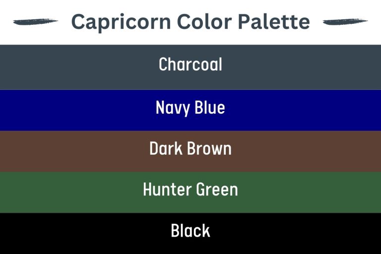 Capricorn Color Palette and Meanings (+ Colors to Avoid)