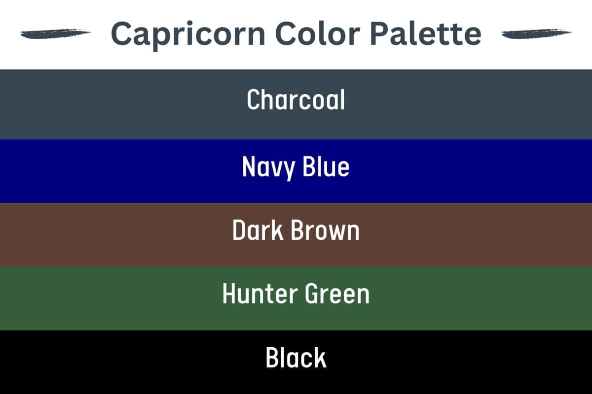 Capricorn Color Palette and Meanings (+ Colors to Avoid)