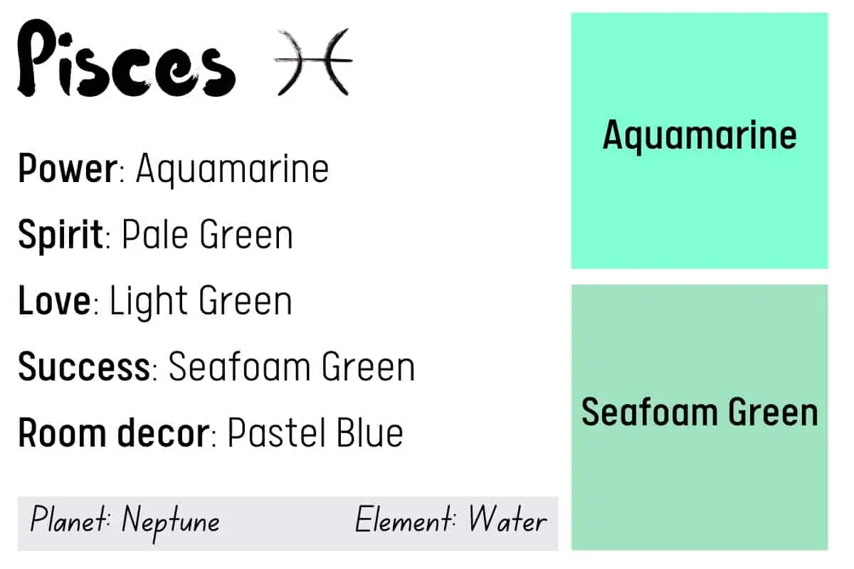 Pisces Color Palette and Meanings (+ Colors to Avoid)
