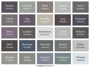 556 Unique Color Names (+ Colorful Name Infographic)
