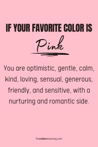 What Does Your Favorite Color Say About You? (Infographic)
