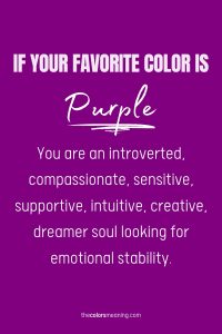 What Does Your Favorite Color Say About You? (Infographic)