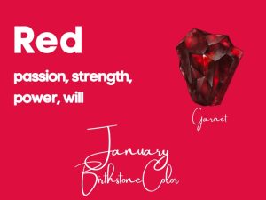 January Birthstone Color and Meaning