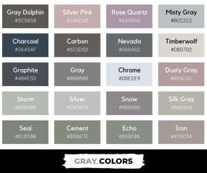 List of Colors: 1000 Colors with Names, Hex, RGB, & CMYK