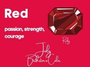 July Birthstone Color and Meaning