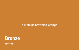 20 Shades of Bronze Color