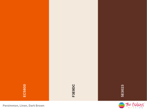 Persimmon Color: Meaning, Shades and Codes