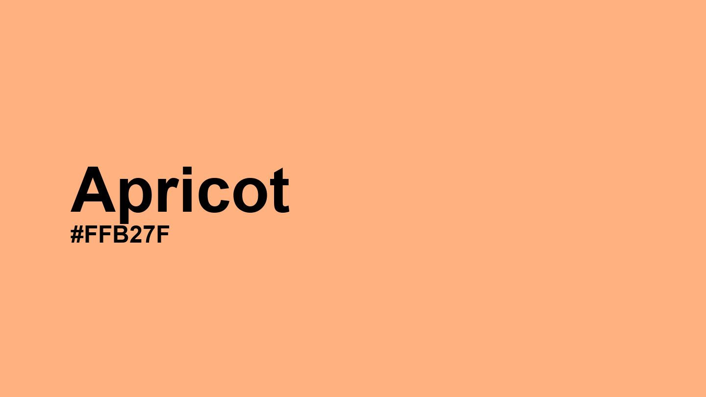 Apricot Color: Hex Code, Palettes and Meaning