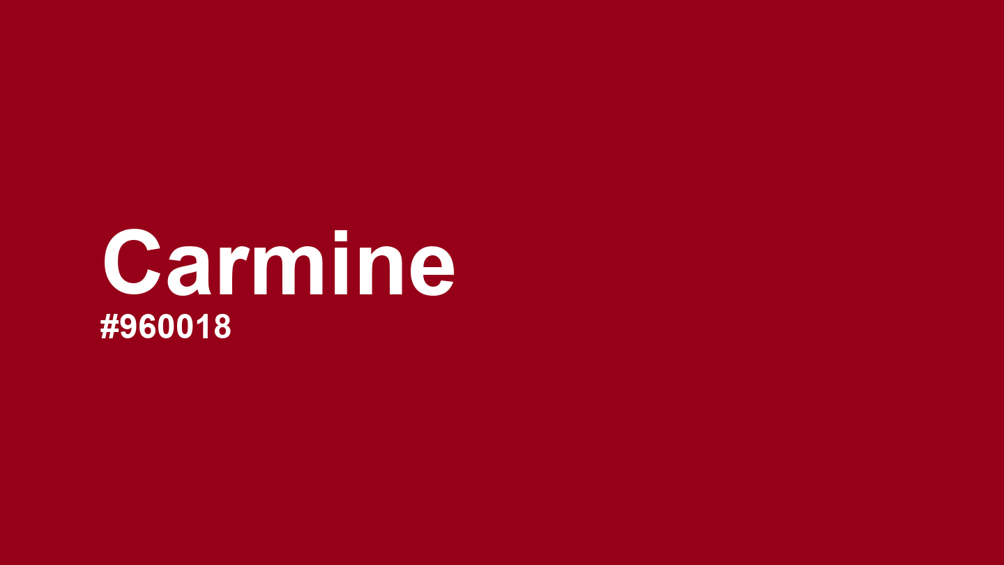 Carmine Color: Hex Code, Palettes and Meaning