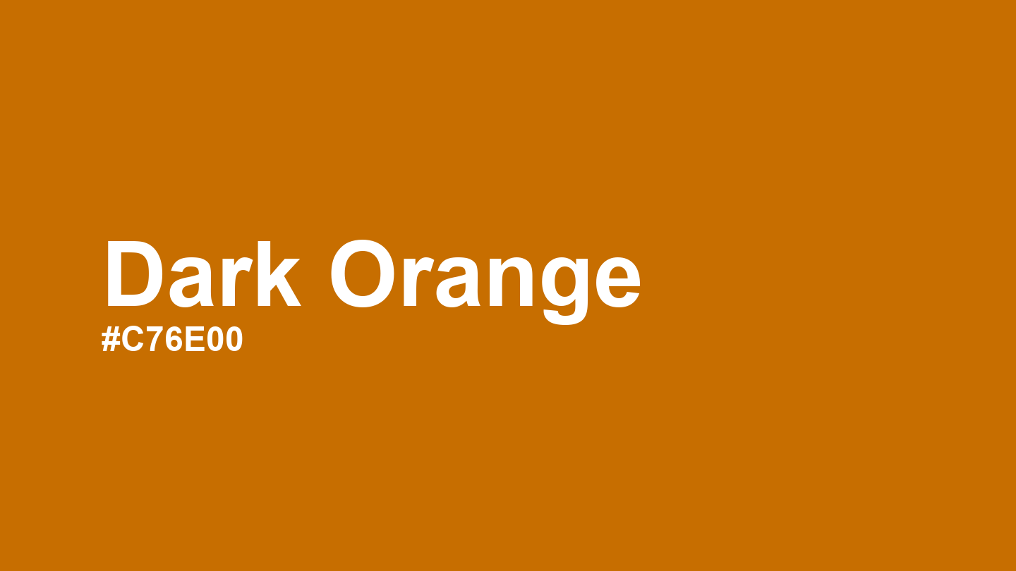 Dark Orange Color: Hex Code, Palettes and Meaning