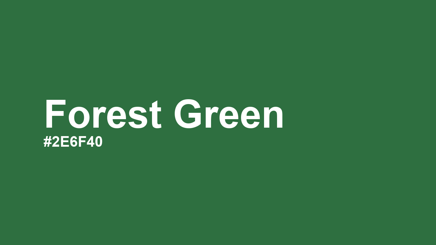 Forest Green Color: Hex Code, Palettes and Meaning