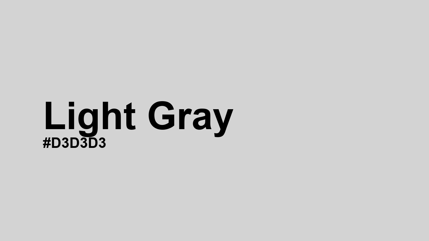 Light Gray Color: Hex Code, Palettes and Meaning