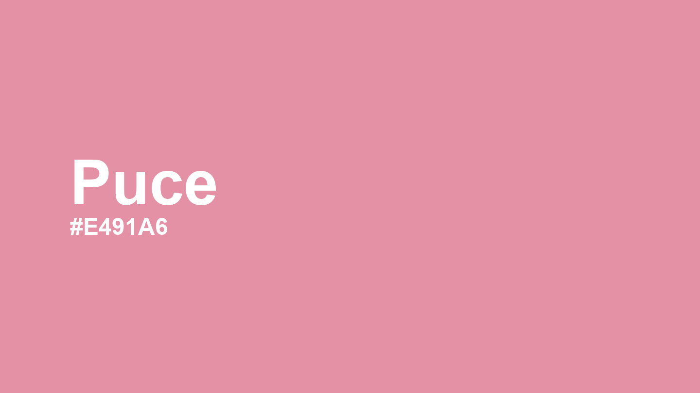 Puce Color: Hex Code, Palettes and Meaning