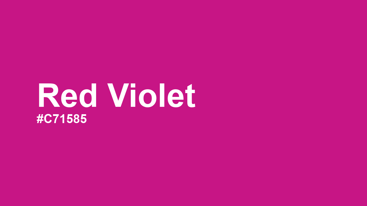 Red Violet Color: Hex Code, Palettes and Meaning