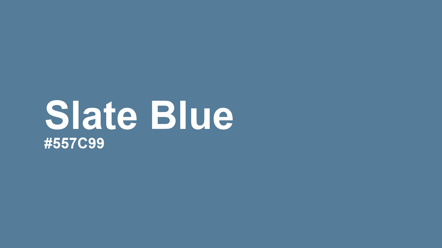 Slate Blue Color: Hex Code, Palettes and Meaning